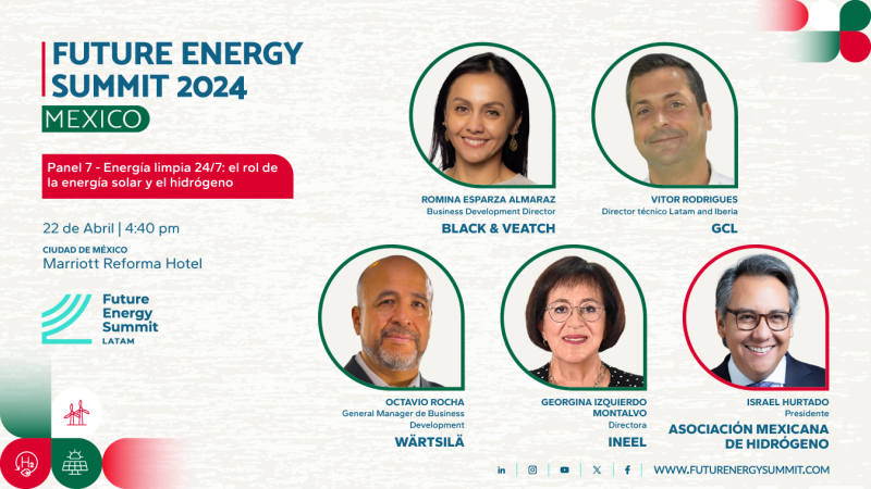 El hidrógeno como complemento de la solar: Black & Veatch, GCL, INEEL y Wärtsilä debatirán en ...